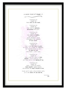 11 Poems About Trust in Yourself, Others & God's Plan